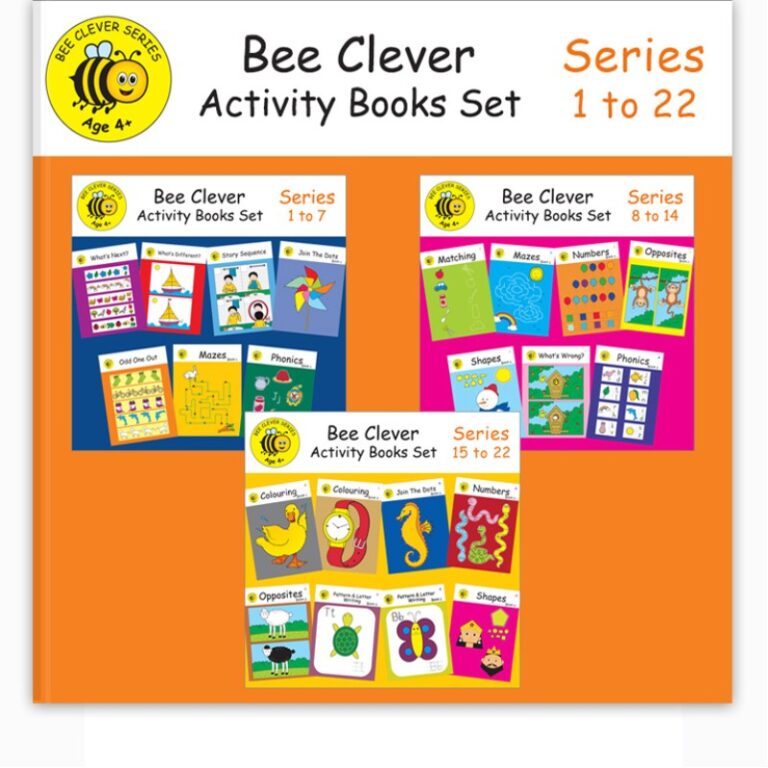 Bee Clever Activity Books Set: Series 1 to 22 - Yogi Impressions